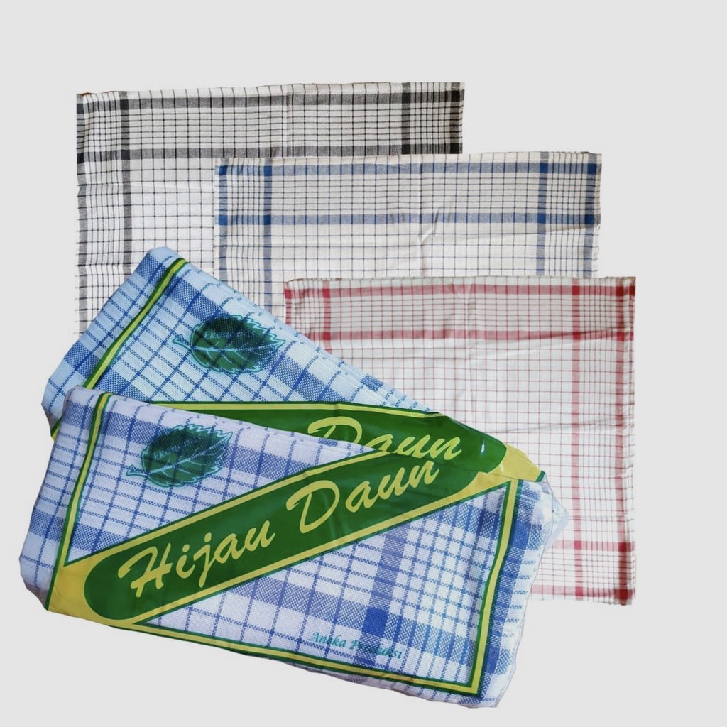Jual Serbet Gunting/Kain Lap Hijau Daun /Aneka Produksi 46x50 cm ...