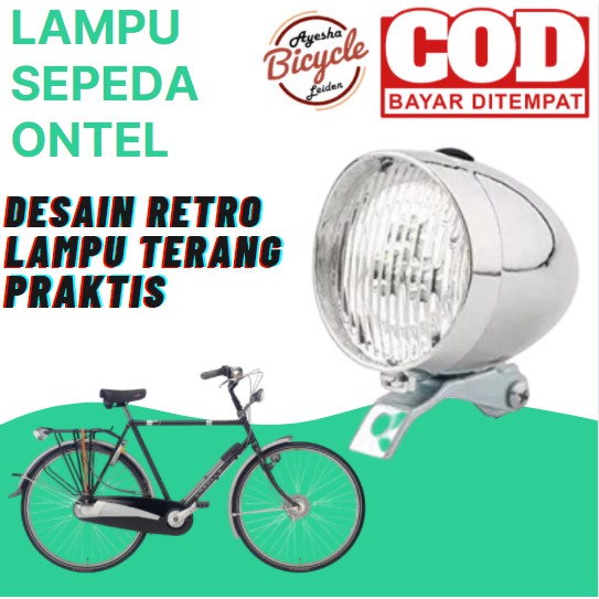 Jual Lampu Sepeda Onthel Lampu LED Sepeda Jadul Lampu Sepeda Ontel ...