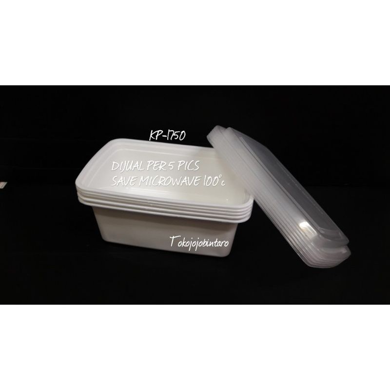Jual FOOD CONTAINER EASYPACK PER 5 PICS MICROWAVE OVEN SAFE / KP-1750 | Shopee Indonesia