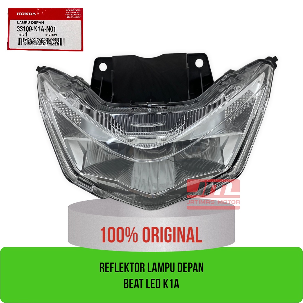 Jual Reflektor lampu depan beat eco deluxe street LED gen 1 2020 - 2024 K1A 33100-K1A-N01 ...