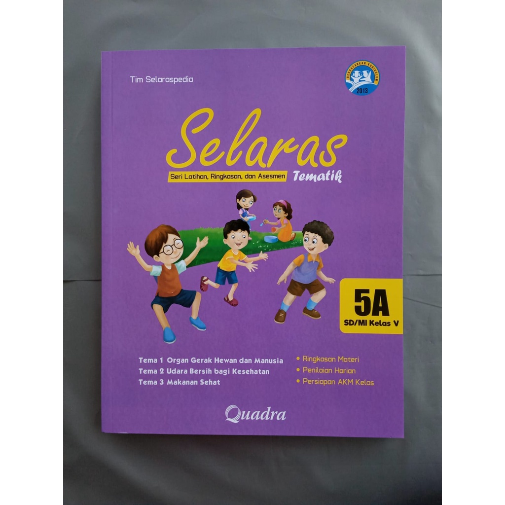 Jual Selaras Tematik Quadra K13 SD/MI Kelas 5A | Shopee Indonesia