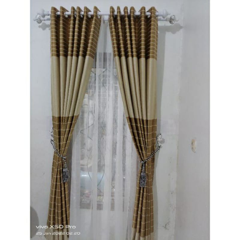Jual Gorden blackout hordeng buludru tebal gorden jendela hordeng pintu ...