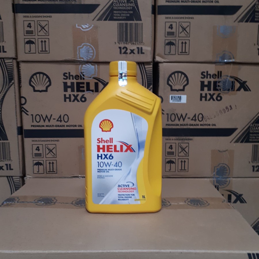 Jual Oli Shell Helix HX6 10W 40 SN/SN PLUS 1 Liter Original | Shopee ...