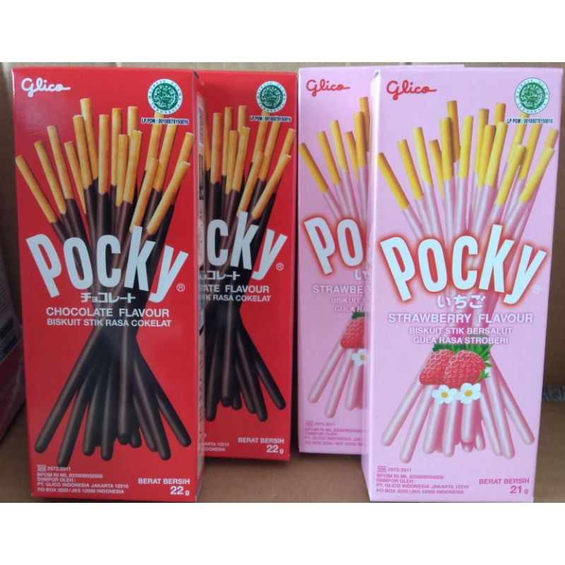 Jual Pocky Glico rasa strawberry dan coklat 22 gr | Shopee Indonesia