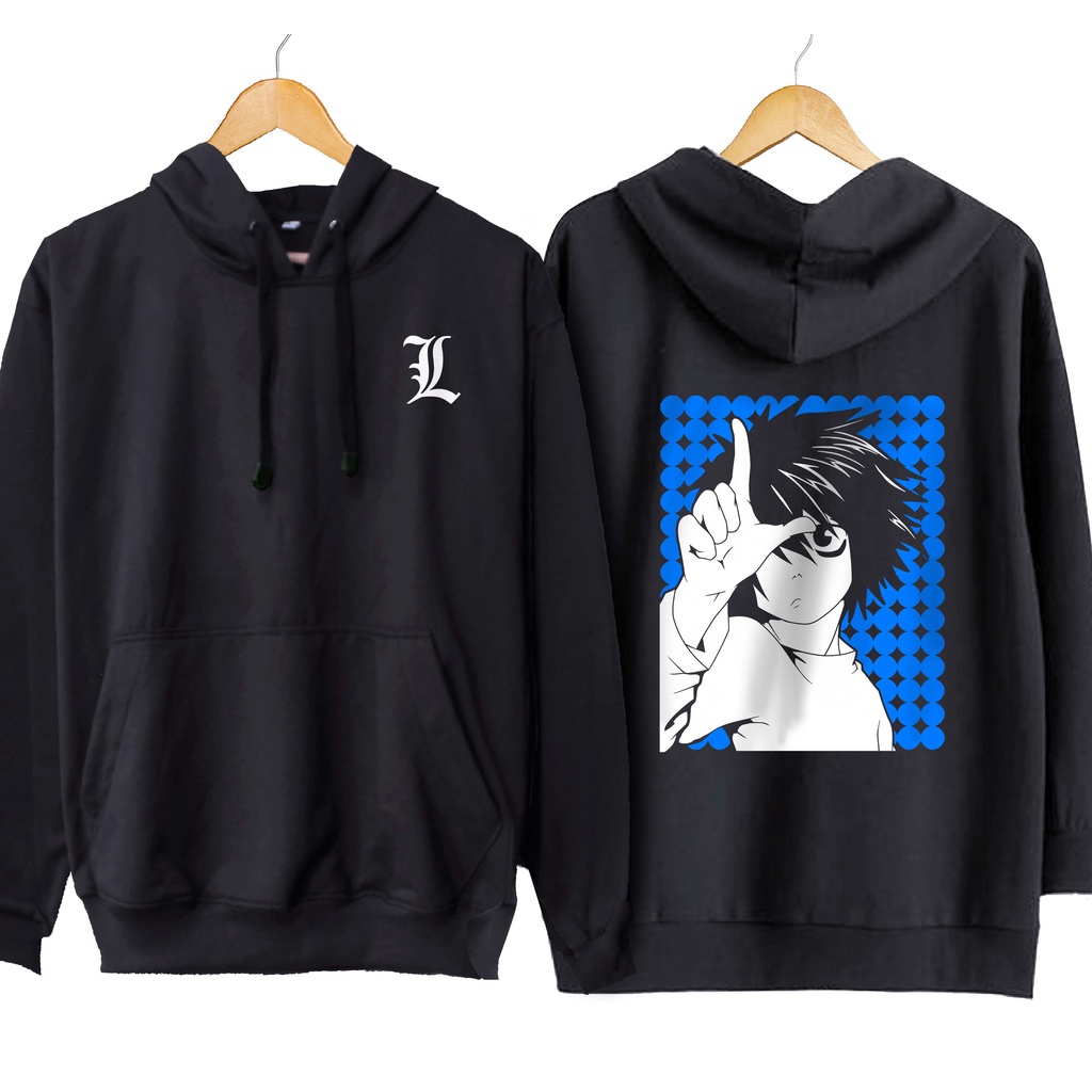 Jual Jaket hoodie jumper anime L LAWLIET ICON - DEATH NOTE material ...