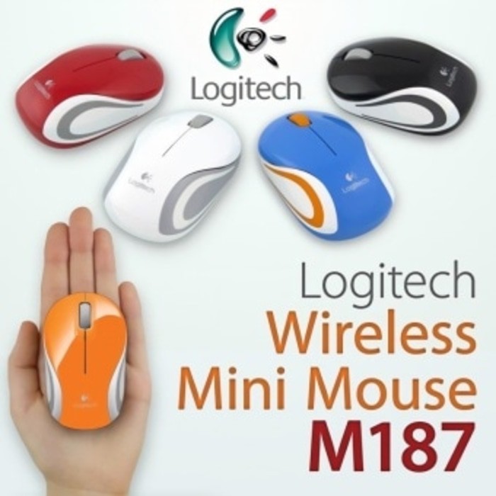 Jual MOUSE LOGITECH M187 WIRELESS (ORIGINAL) | Shopee Indonesia