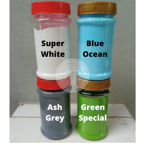 Jual Pigment Resin 50g Warna Blue Ocean / Biru Langit, Super White ...