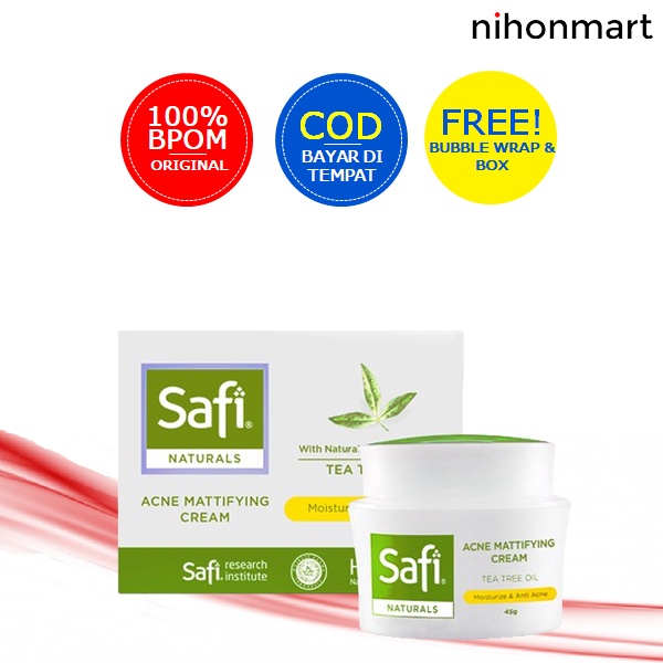 Jual Safi Naturals Acne Mattifying Cream 45g | Shopee Indonesia