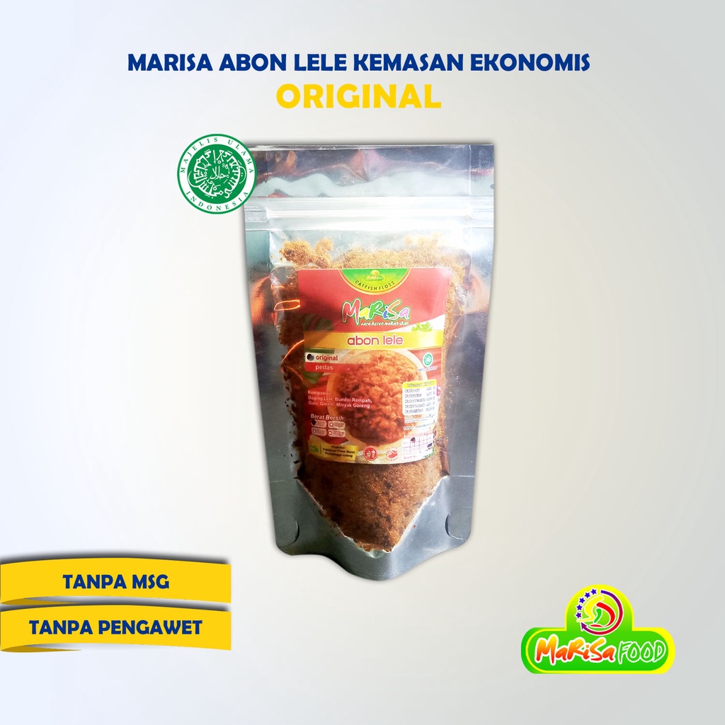 Jual Marisa Abon Ikan Lele Rasa Original Kemasan Ekomonis Non MSG - 40 ...