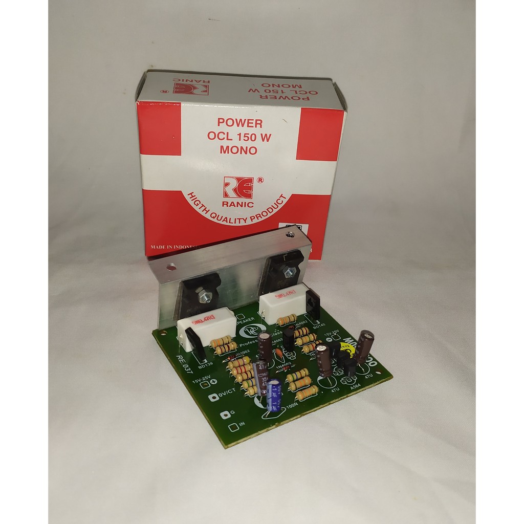 Jual Kit Power OCL Mono 150 Watt-TIP MOSPEC Kit Ranic Type-083 | Shopee ...