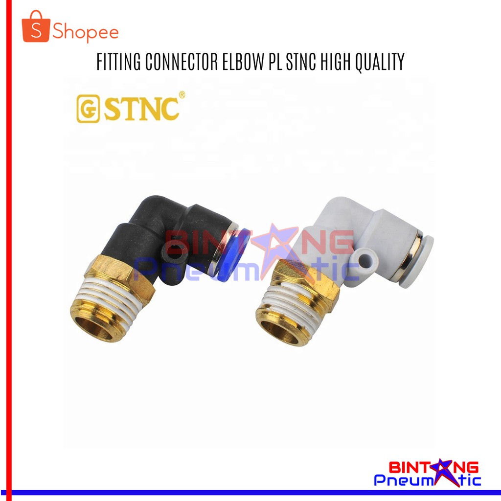 Jual FITTING ANGIN ELBOW PL 10X1/4"INCH STNC | Shopee Indonesia