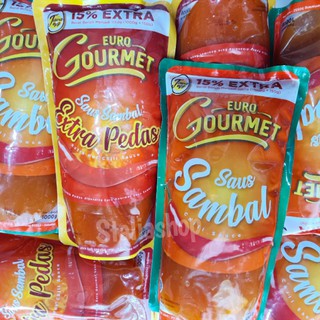 Jual Saus sambal Euro Gourmet 1kg / 500gr Saus Tomat Saus Extra Pedas ...