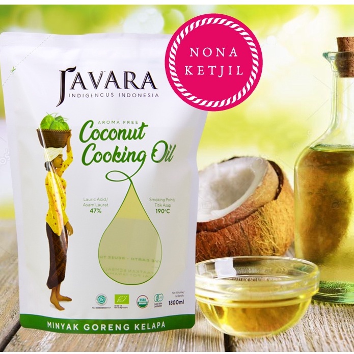 Jual JAVARA Coconut Cooking Oil Pouch 1800 ML / Javara Minyak Goreng ...