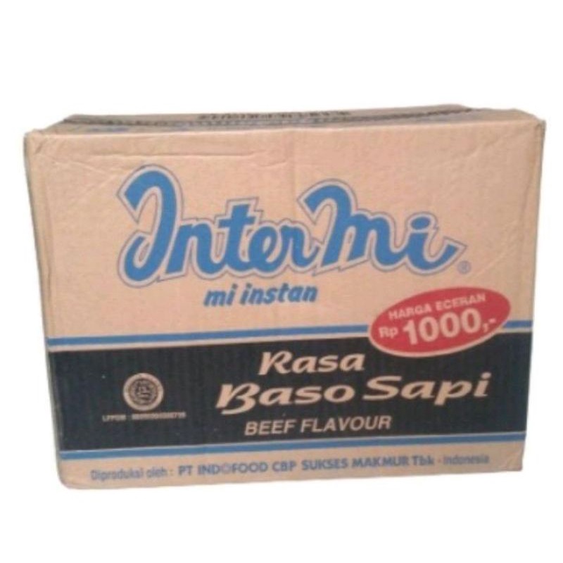 Jual Intermie Kuah Rasa Baso Sapi 1 dus | Shopee Indonesia
