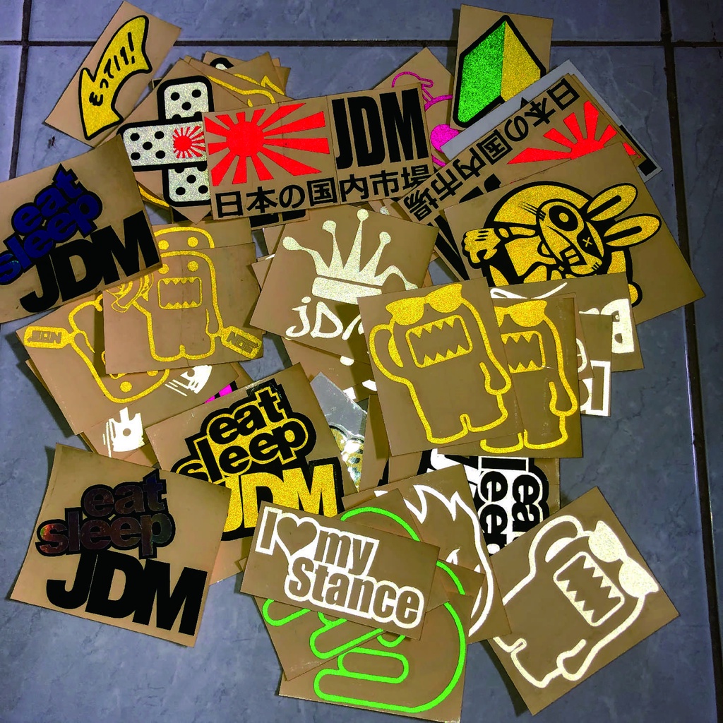 Jual STICKER CUTTING JDM PAKET 5PCS | Shopee Indonesia