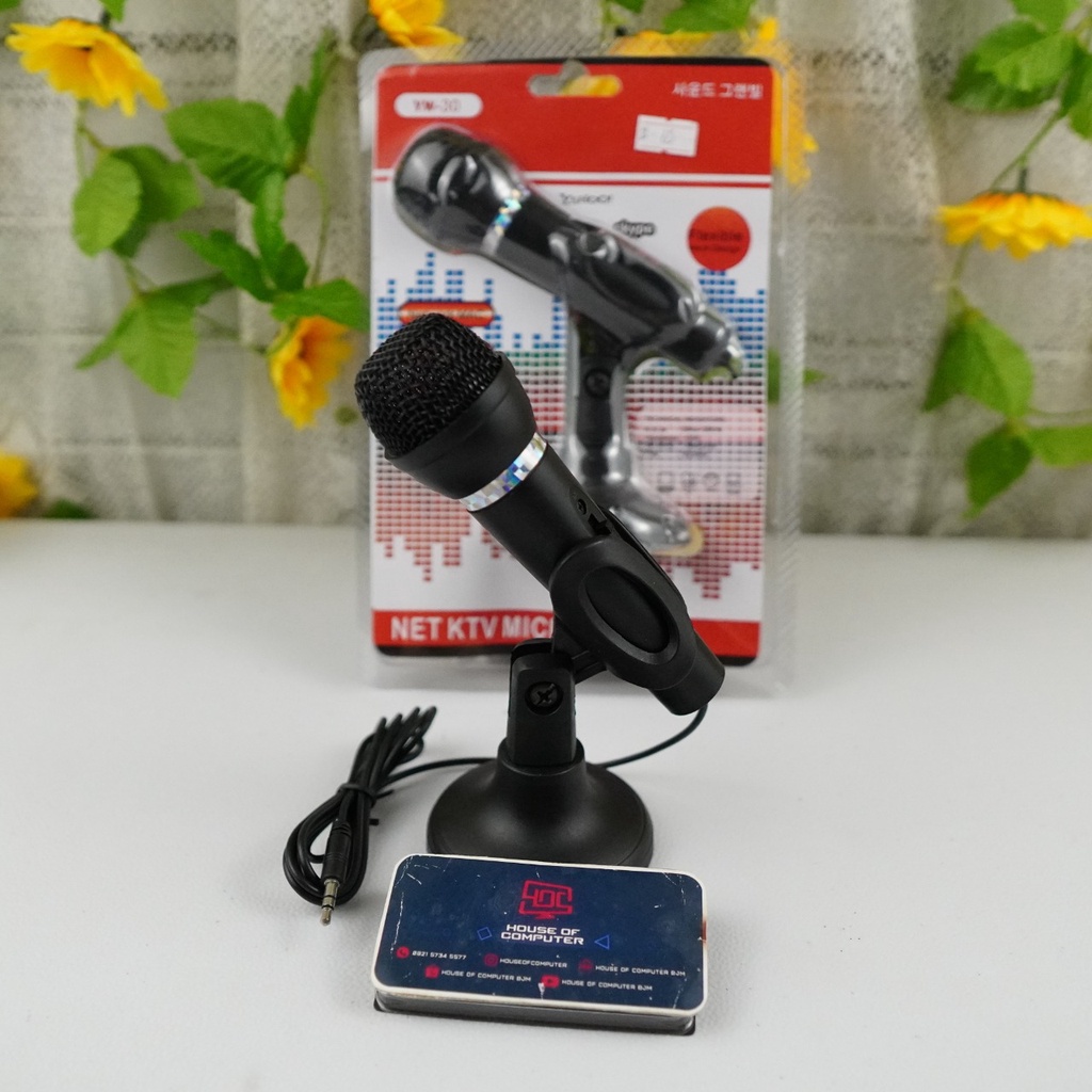 Jual MICROPHONE STAND COLOKAN JACK 3.5MM UNTUK PC LAPTOP DAN KARAOKE ...