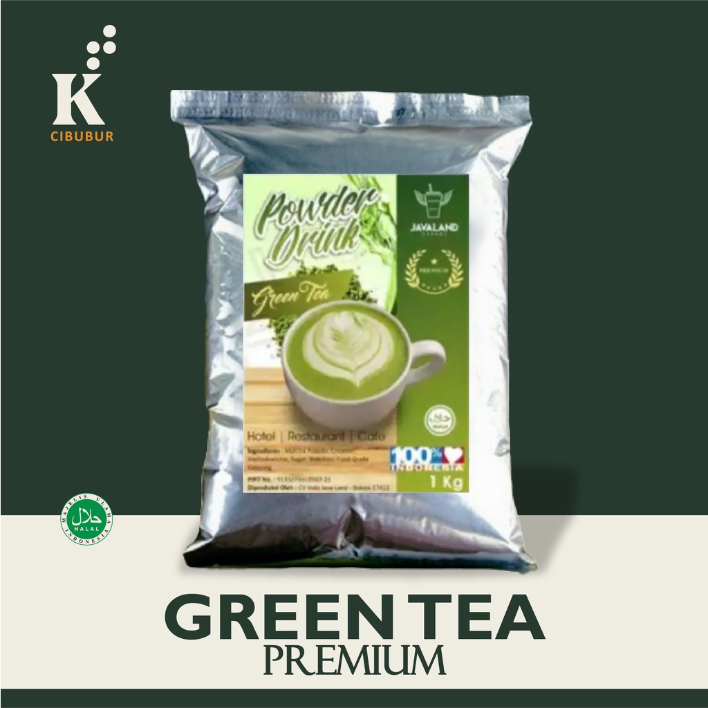 Jual Green tea PREMIUM Bubuk Minuman Java Land Bubble Powder Drink ...