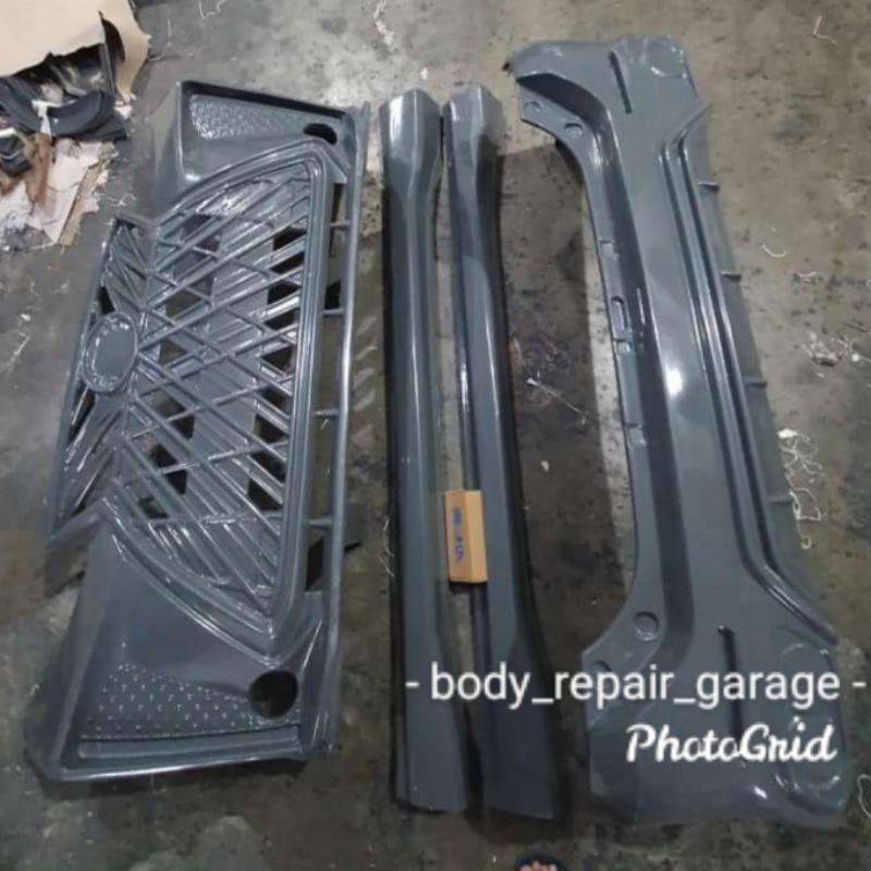 Jual bodykit full bumper depan belakang rush terios model lexus 2019 ...
