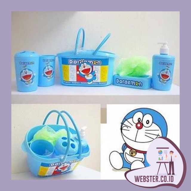 Jual WE33 TEMPAT SABUN SET ALAT MANDI TOYS DORAEMON BATHSET DORAEMON BY ...