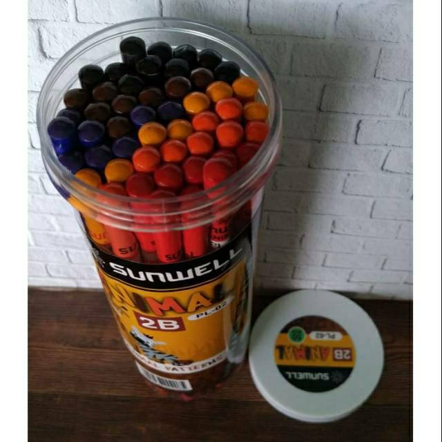 Jual Pensil 2B Merk Sunwell Isi 50 Pcs | Shopee Indonesia