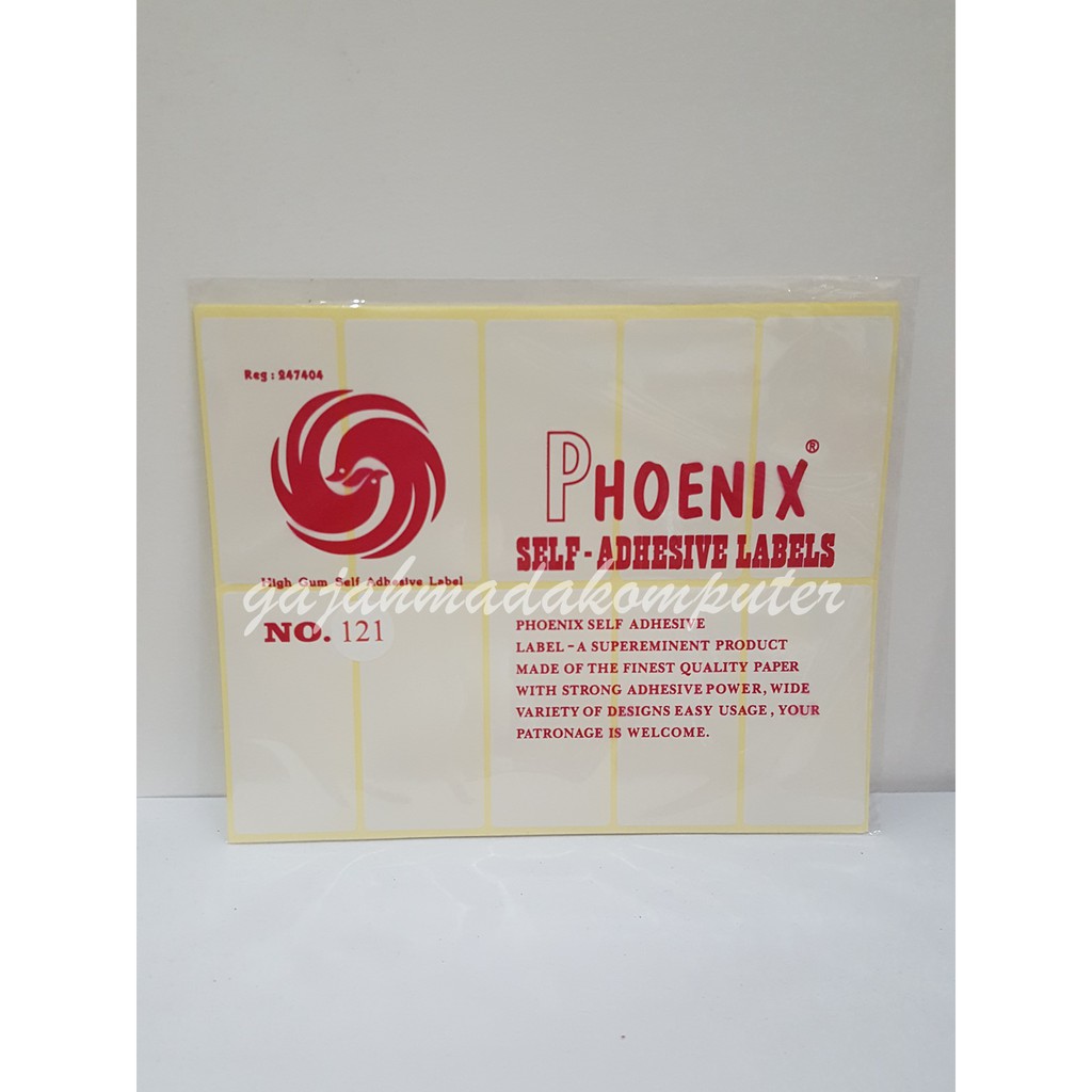 Jual Sticker Label Nama Undangan Surat Phoenix 121 | Shopee Indonesia