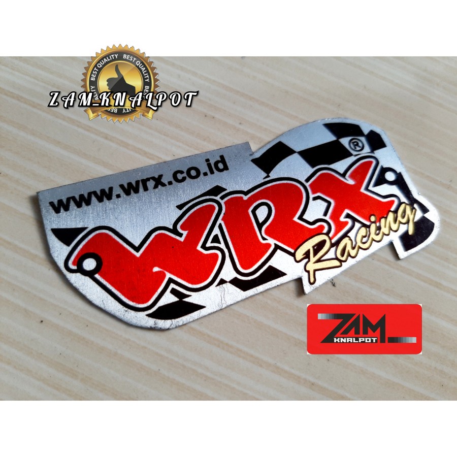 Jual Emblem Knalpot Racing Merk WRX RACING | Shopee Indonesia