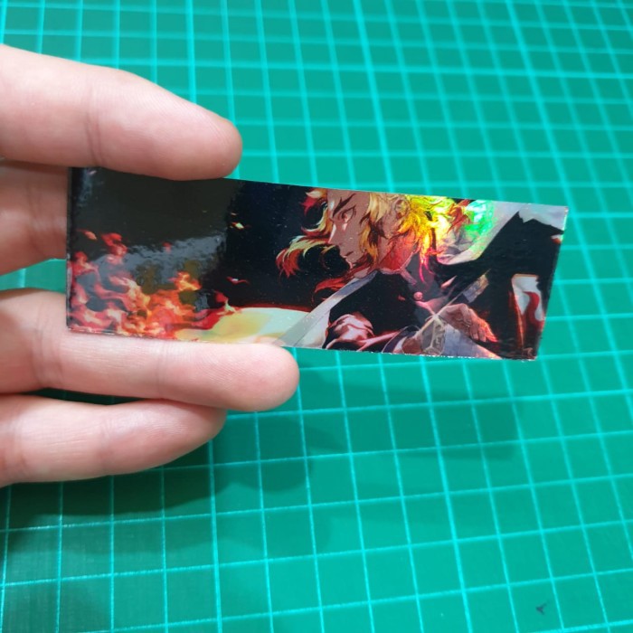 Jual Sticker Anime Slap - S0178 - Demon Slayer - Senjuro Rengoku ...