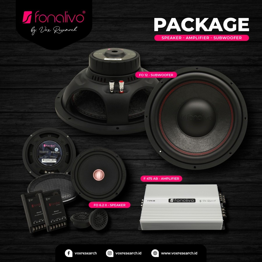 Jual Paket Audio Vox Fonalivo | Shopee Indonesia
