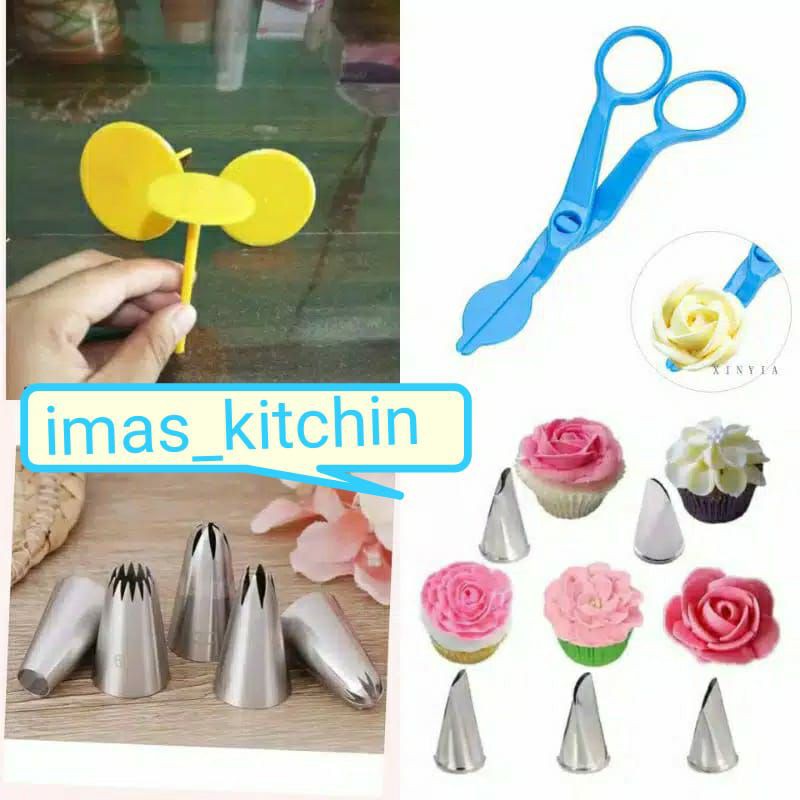 Jual Paket Dekorasi Cake Bunga/spuit bunga | Shopee Indonesia