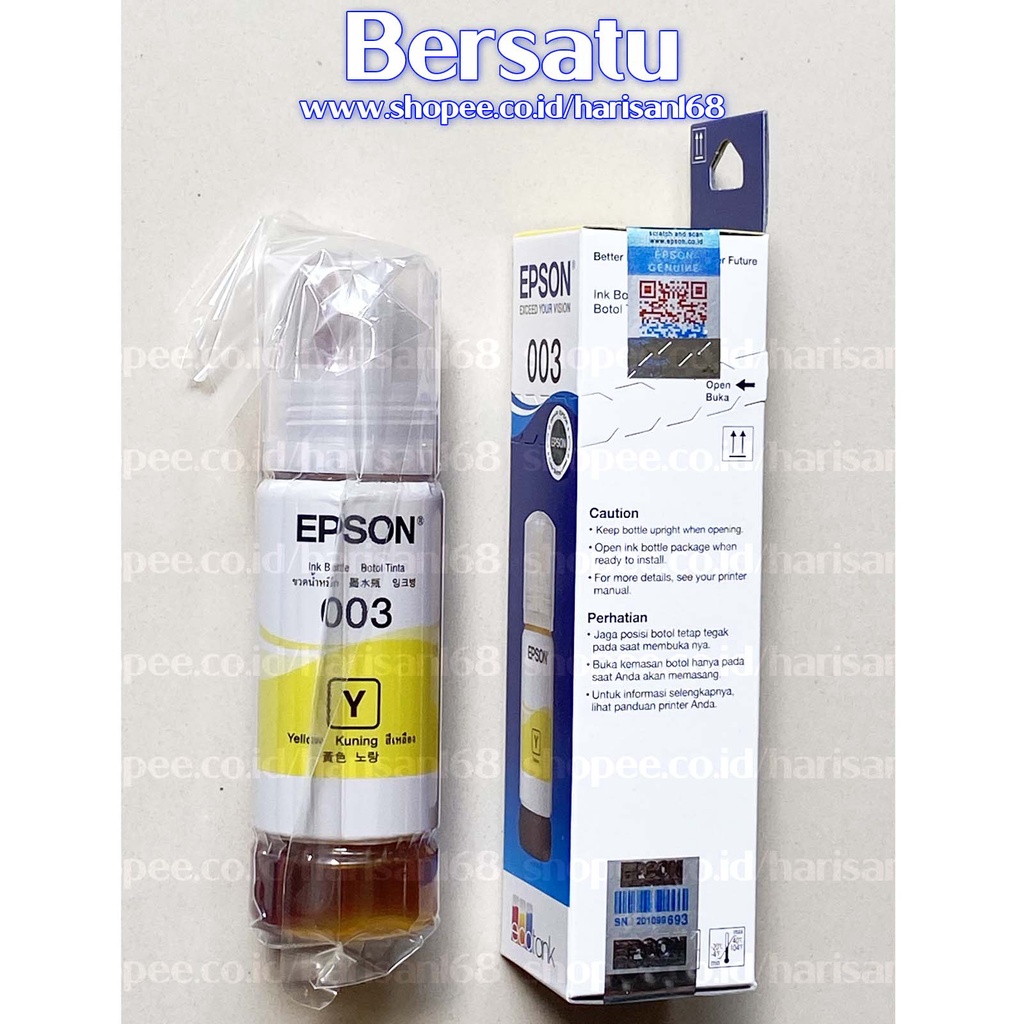 Jual Epson Tinta/Ink Printer 003 L 1110 1210 1250 1256 3100 3101 3110 ...