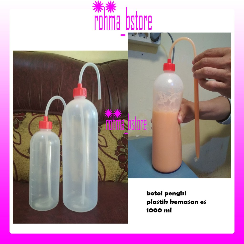 Jual 1000 ml Botol Pengisi Kemasan Es / Plastik Es / Plastik Es Pensil ...