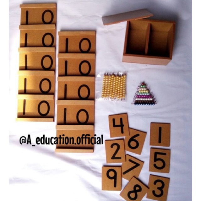 Jual montessori SEGUIN BOARD teen board hitung edukasi anak | Shopee ...