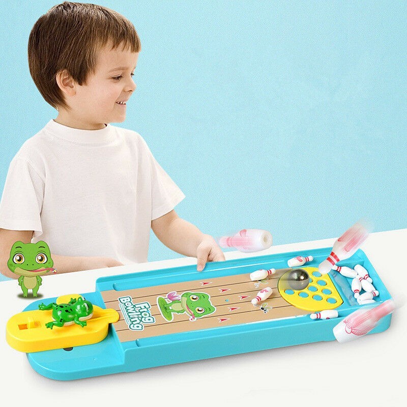 Jual Mainan Edukasi anak Bowling Frog / Kado Mainan Anak Bowling Kodok ...
