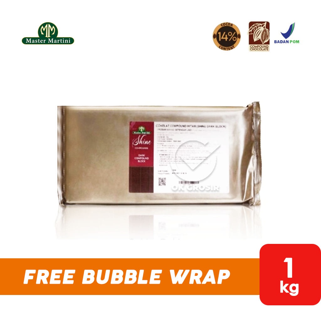 Jual Master Martini Shine Dark Chocolate Compound (1 Kg) | Shopee Indonesia