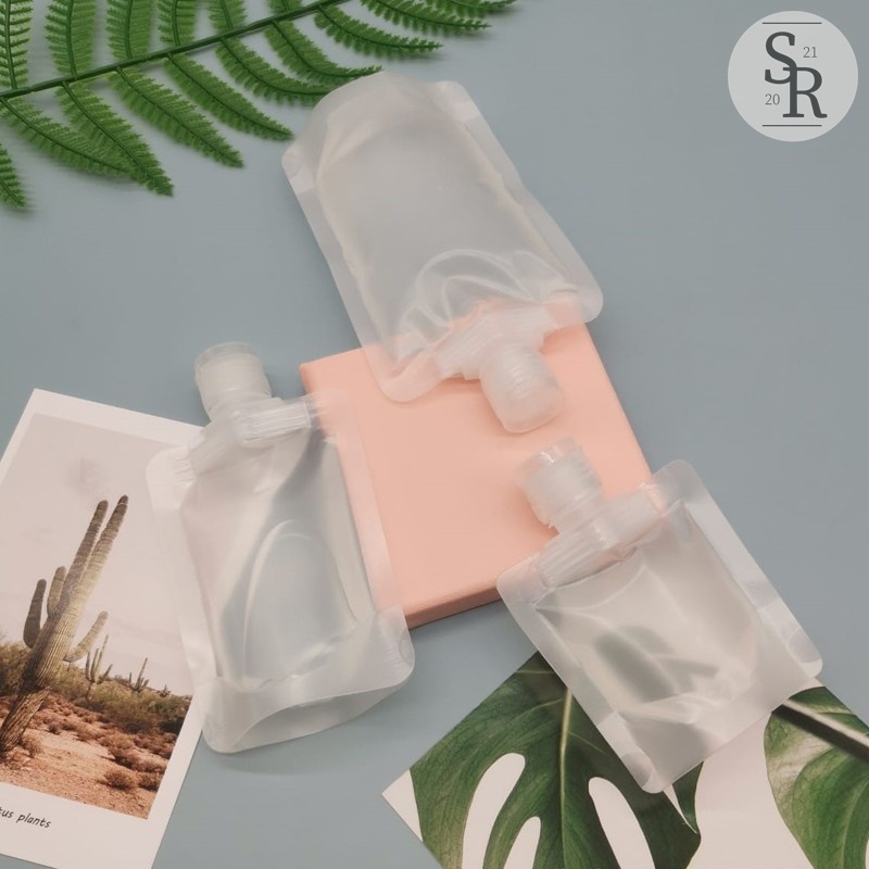 Jual Botol Refill Travel Tempat Sabun Cair dan Shampoo| Plastik Fliptop ...