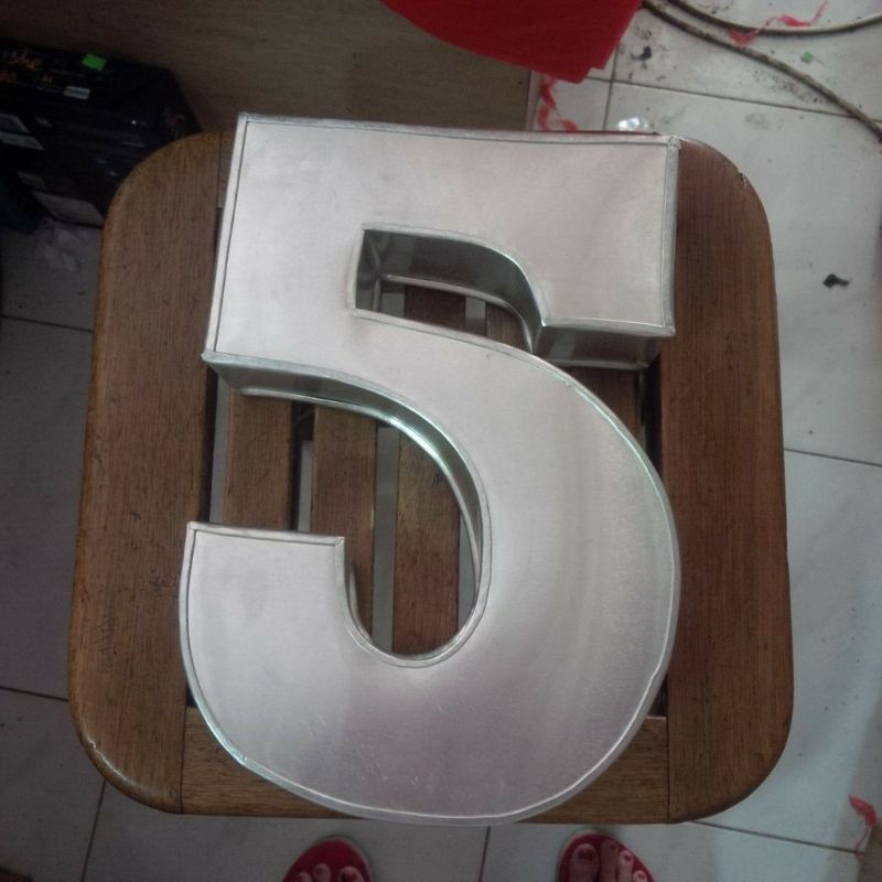 Jual loyang karakter angka 5 besar ukuran 25 dan 20 cm | Shopee Indonesia