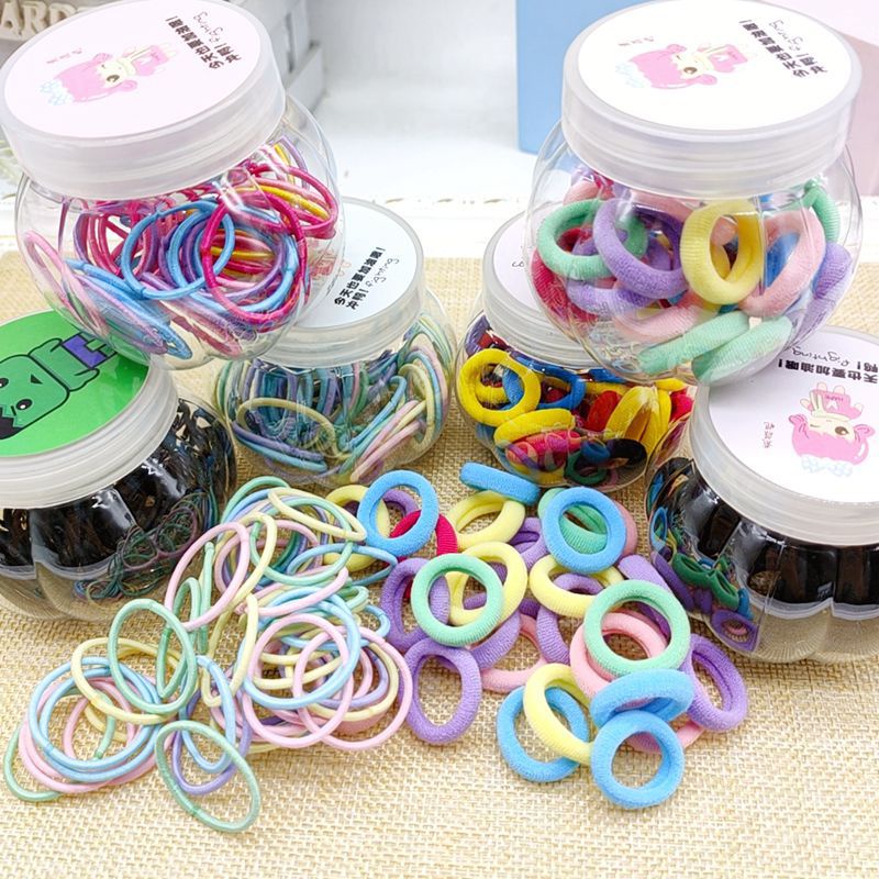 Jual karet ikat rambut/kemasan botol mini hellobatam | Shopee Indonesia