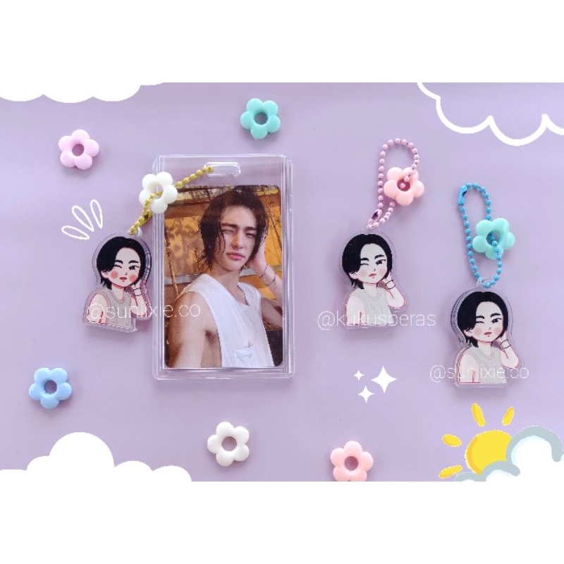 Jual Hyunjin noeasy straykids stray kids kidz skz no easy keychain ...