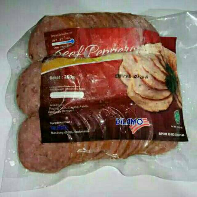 Jual Beef Pepperoni Daging sapi premium Halal | Shopee Indonesia