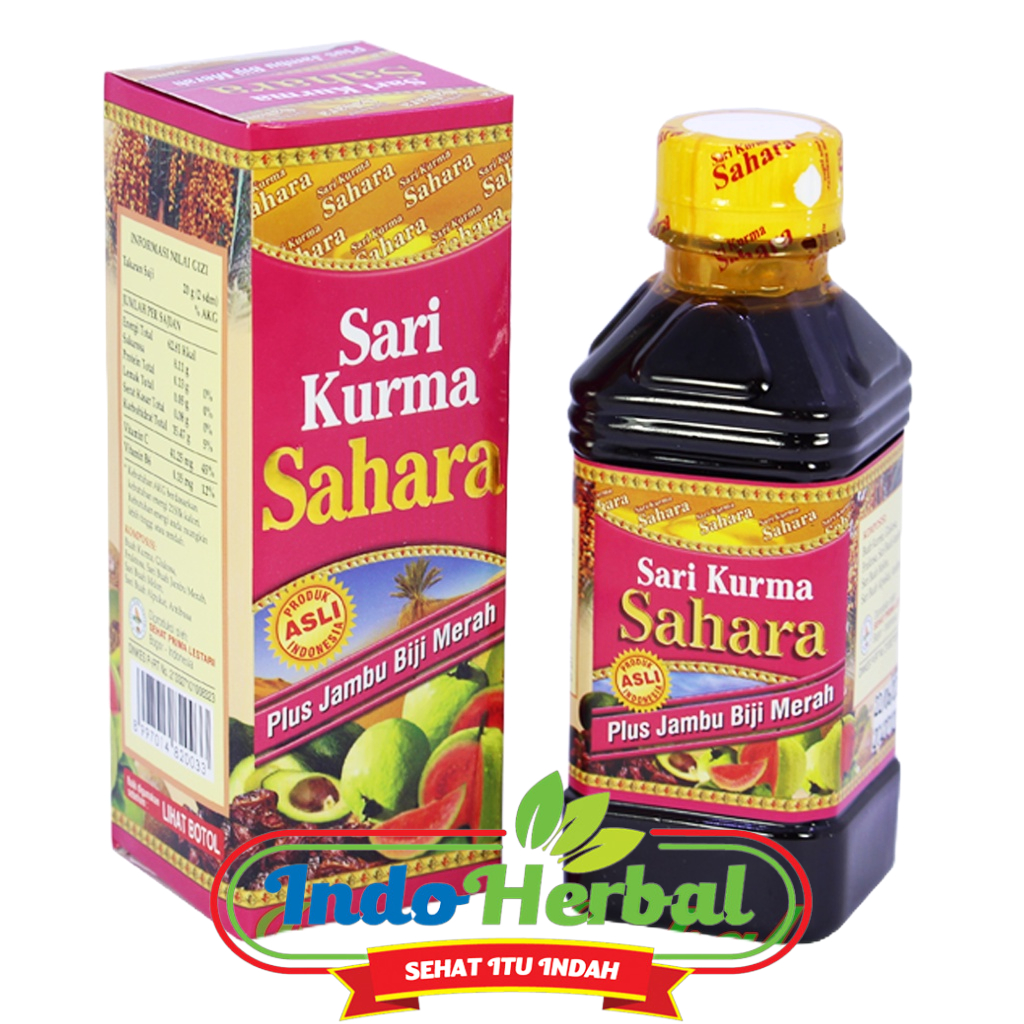 Jual Sari Kurma SAHARA Plus Jambu Biji Merah | Squash Kurma SAHARA ...