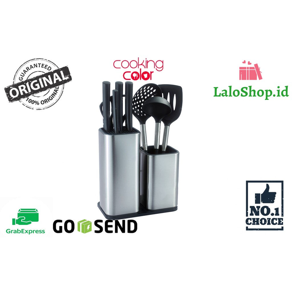 Jual COOKING COLOR HAROLD SET PISAU DAN ALAT MASAK 7 PCS | Shopee Indonesia