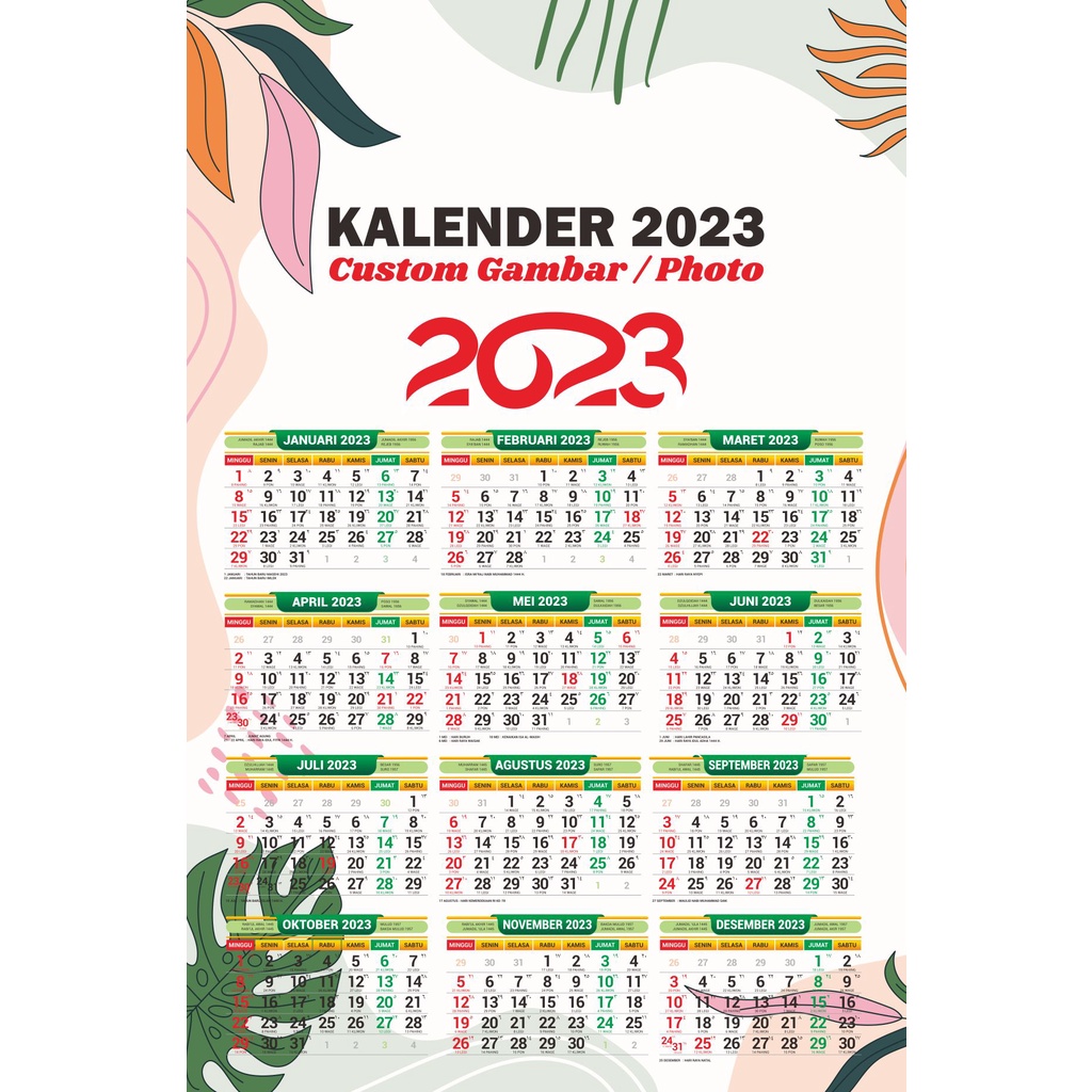 Jual Cetak KALENDER AESTETIC - kalender poster - kalender dinding ...