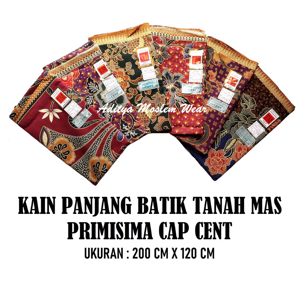 Jual KAIN PANJANG BATIK HALUS TM TANAH MAS CAP CENT SAMPING KEBAT PANJANG JARIK MELAHIRKAN ...