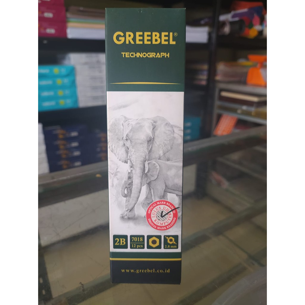 Jual (1 LUSIN) Pensil 2B Greebel | Shopee Indonesia