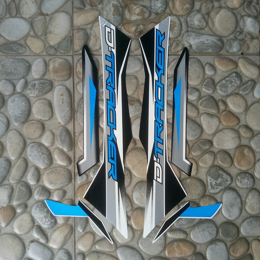 Jual Stiker/sticker Body kawasaki D-tracker/dtracker/D-TRACKER putih ...