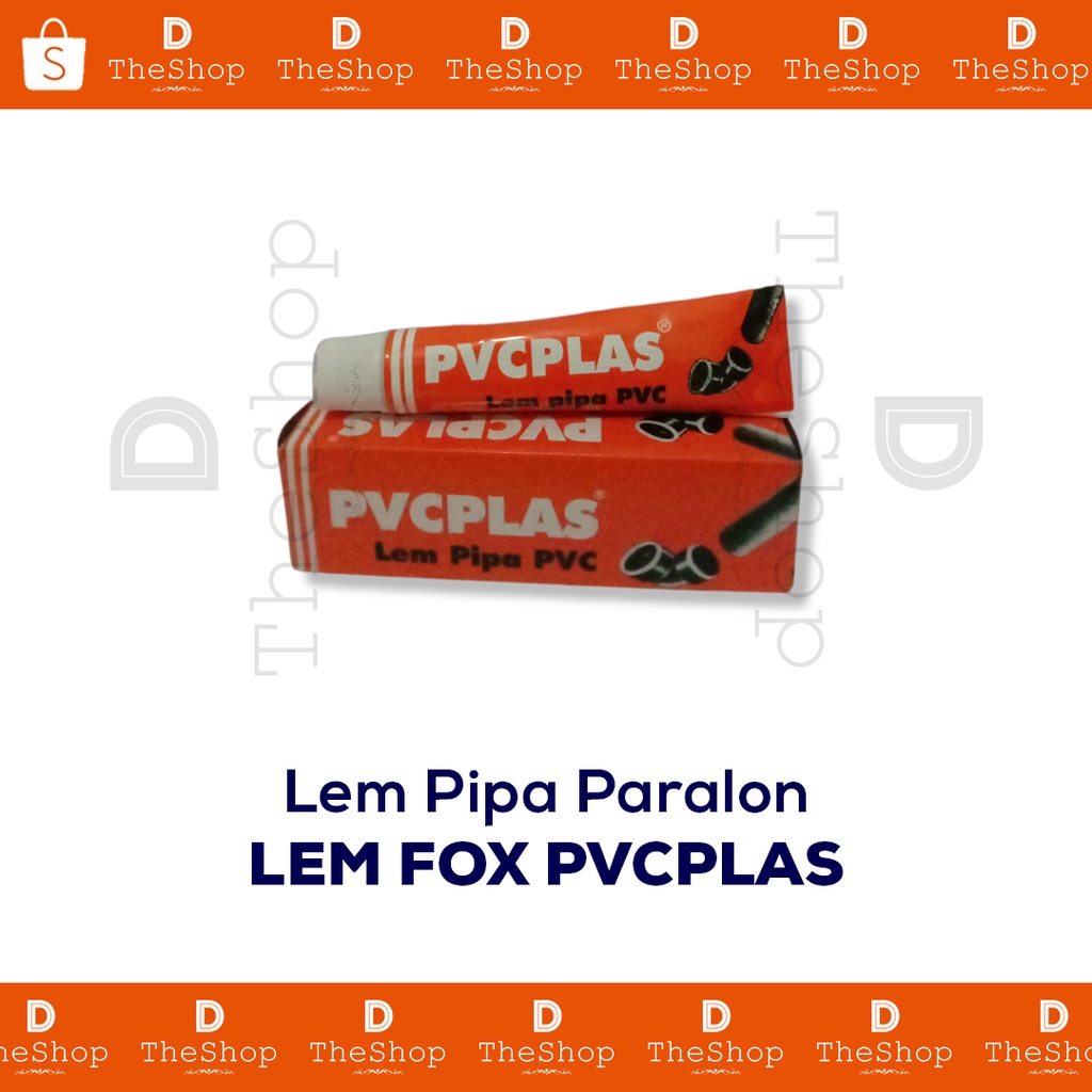 Jual Lem Pipa Paralon Fox PVCPLAS 35G | Shopee Indonesia