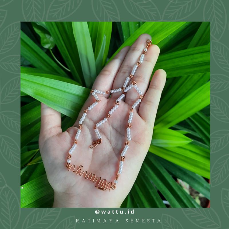 Jual Wattu Kalung Xena Mutsin 3mm Aksara Jawa | Shopee Indonesia