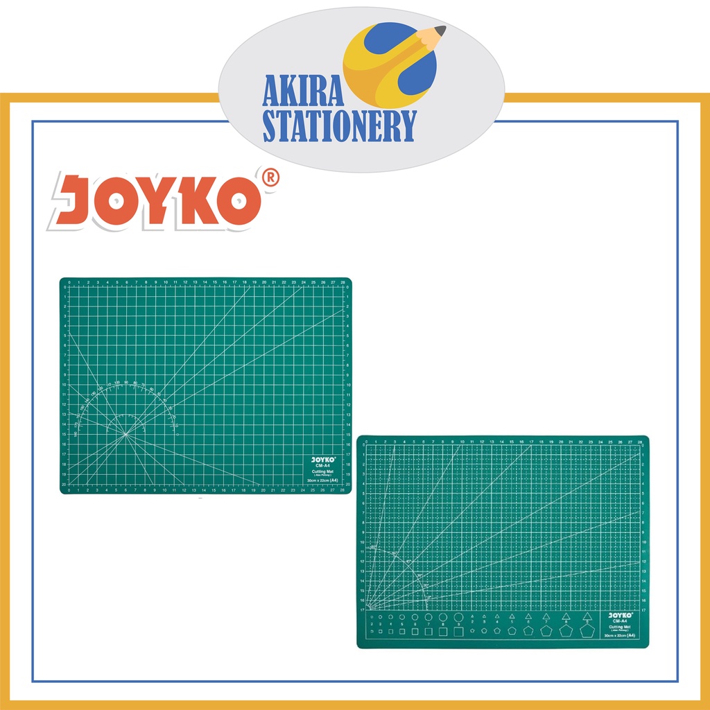 Jual Cutting Mat JOYKO A4 Small / Alas Potong Kertas CM-A4 Kecil / Tatakan Cutter Hijau CM A4 ...