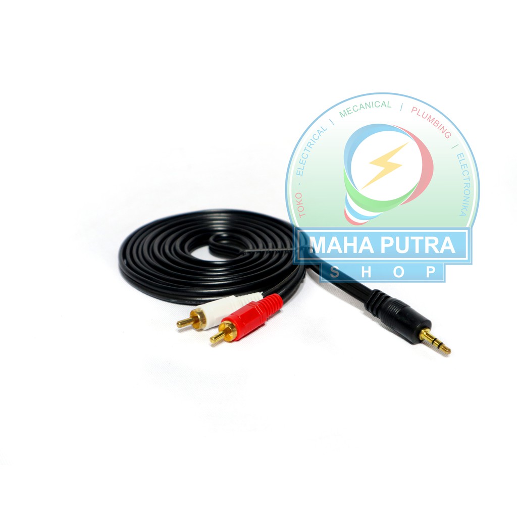 Jual KABEL RCA 2 KE 1 VISERO 3 METER | Shopee Indonesia