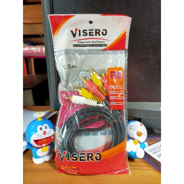 Jual Kabel RCA 3 way 1,5m Visero | Shopee Indonesia